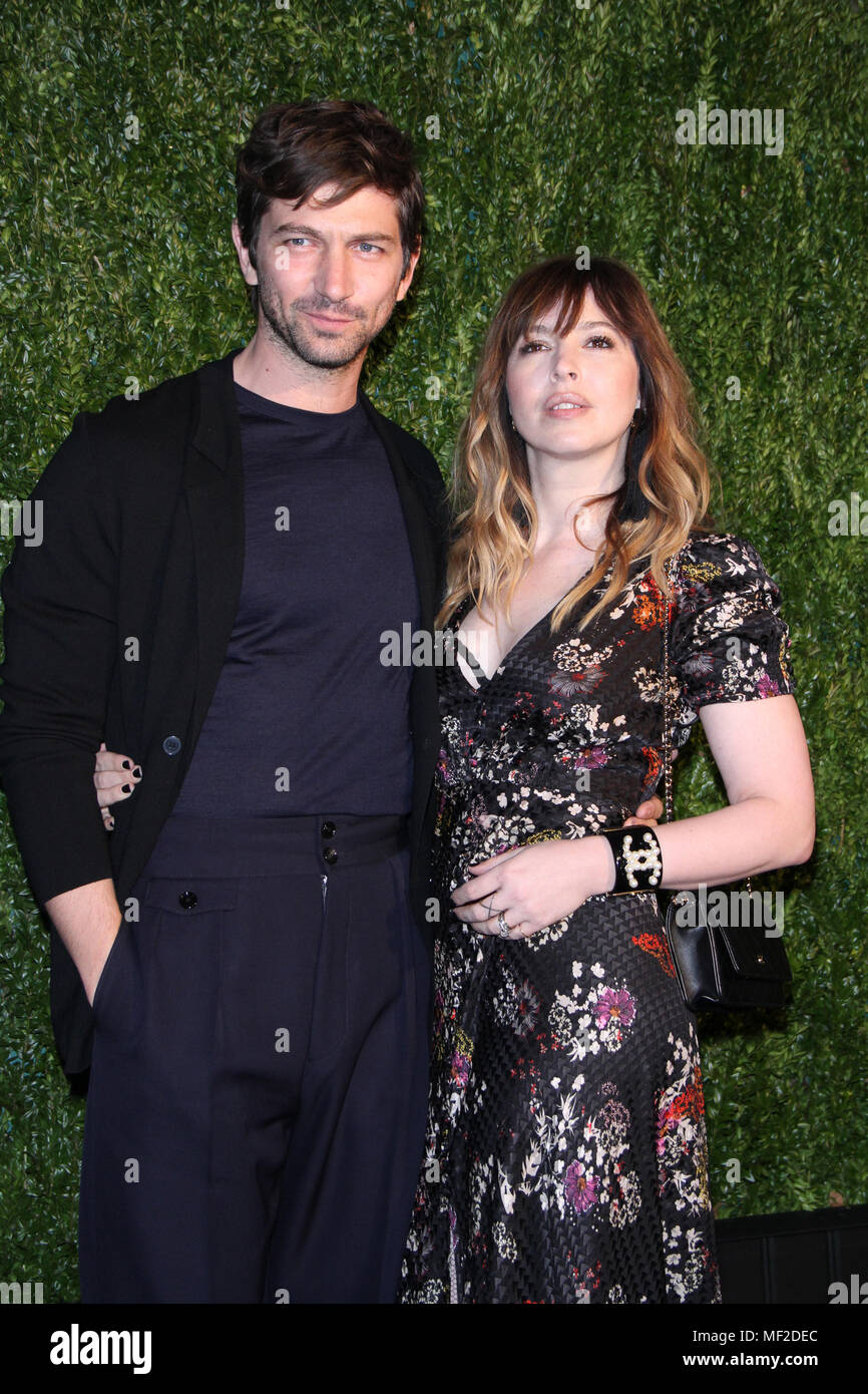 NEW YORK, N Y - APRIL 23: Michiel Huisman at the Chanel Tribeca Film ...