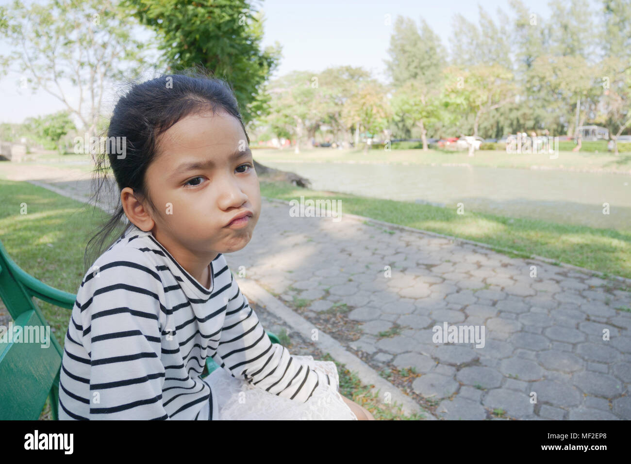 Girl sat in chair hi-res stock photography and images - Alamy