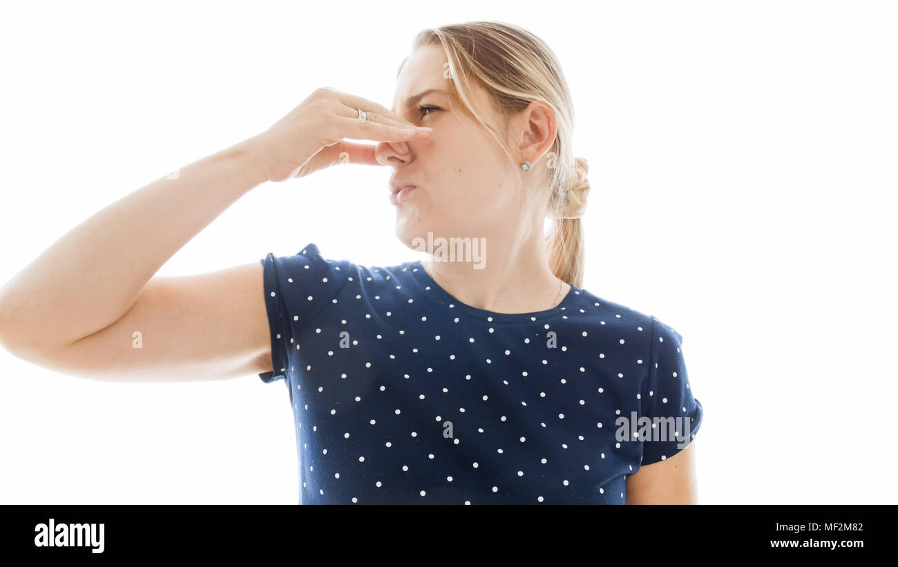 Woman sweating face closeup hi-res stock photography and images - Alamy