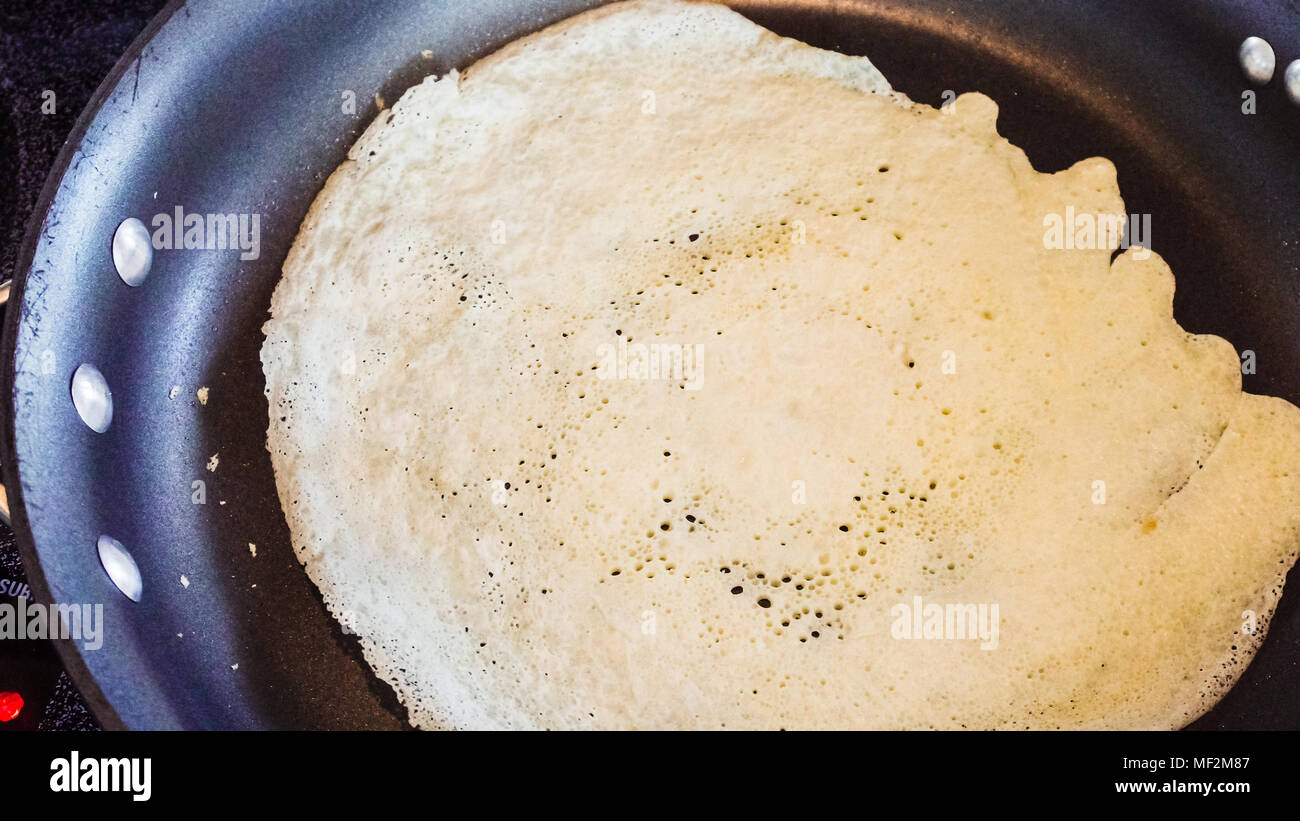 Making russian pancakes from scratch hi-res stock photography and ...
