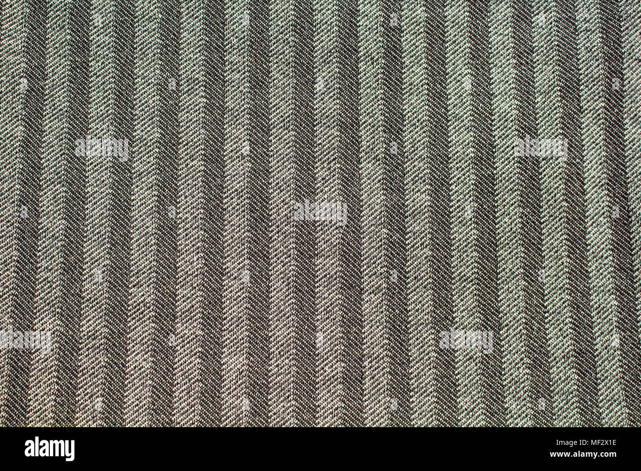 Close up view of grey striped fabric / textile background Stock Photo ...
