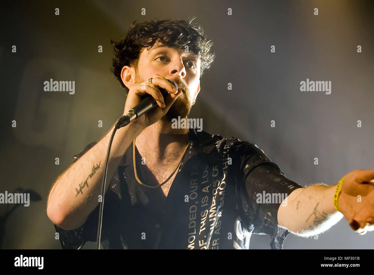 Tom Grennan performs at the O2 ABC Featuring: Tom Grennan Where ...