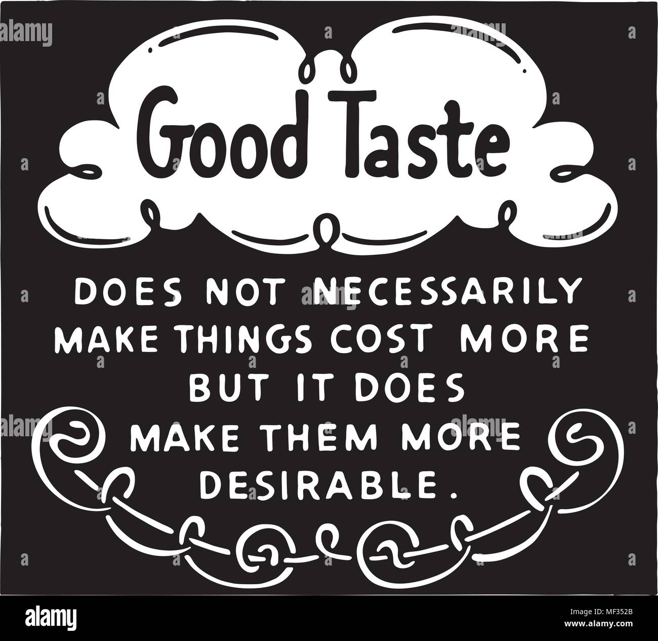 Good taste vector vectors hi-res stock photography and images - Alamy