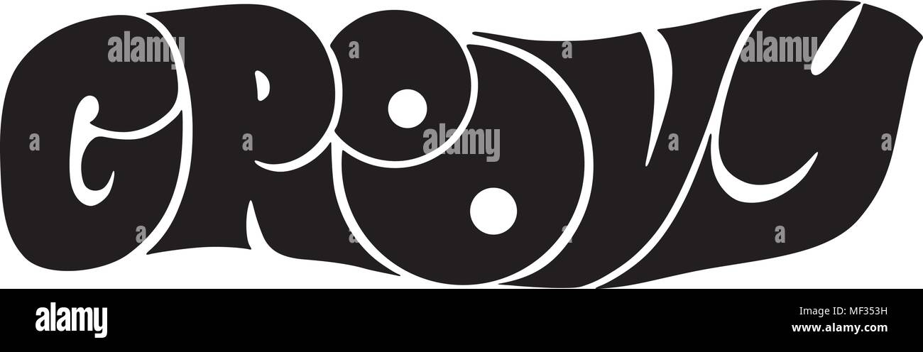 Groovy Banner - Retro Clipart Banner Stock Vector Image & Art - Alamy