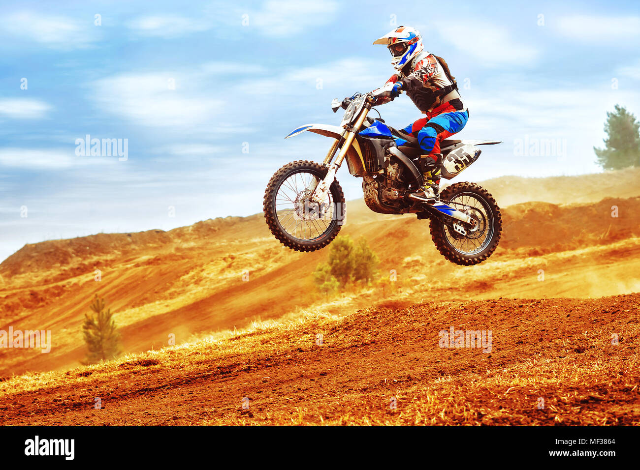 Motocross race high jumps hi-res stock photography and images - Alamy