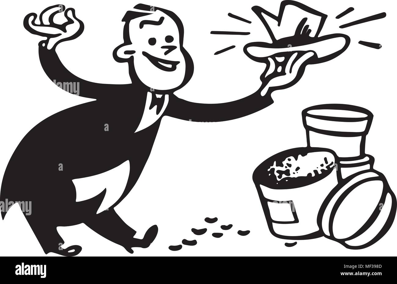 Vintage salesman Stock Vector Images - Alamy