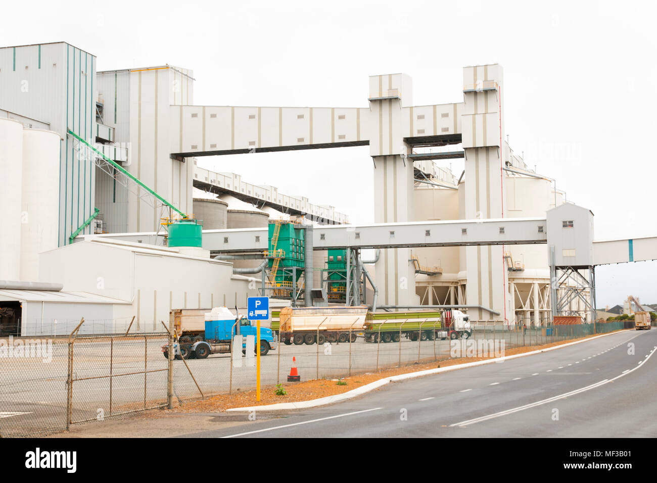 Grain Processing Factory Stock Photo - Alamy