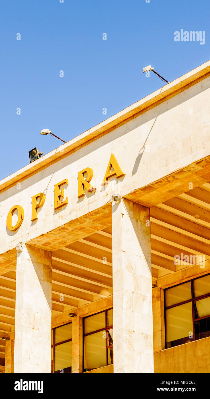 Opera house of Tirana, Albania Stock Photo - Alamy