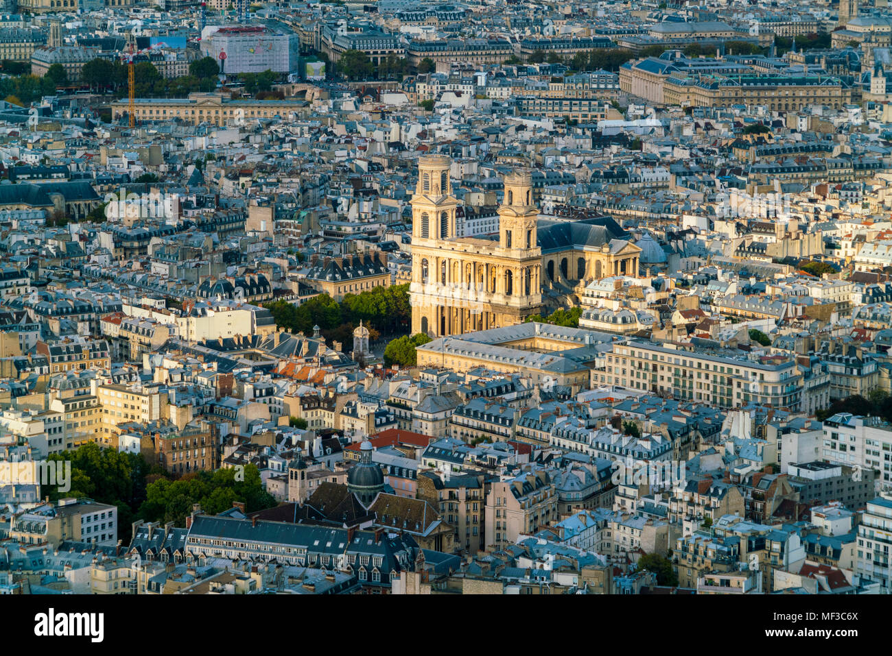 France Paris Saint Sulpice Church Stock Photos & France Paris Saint ...