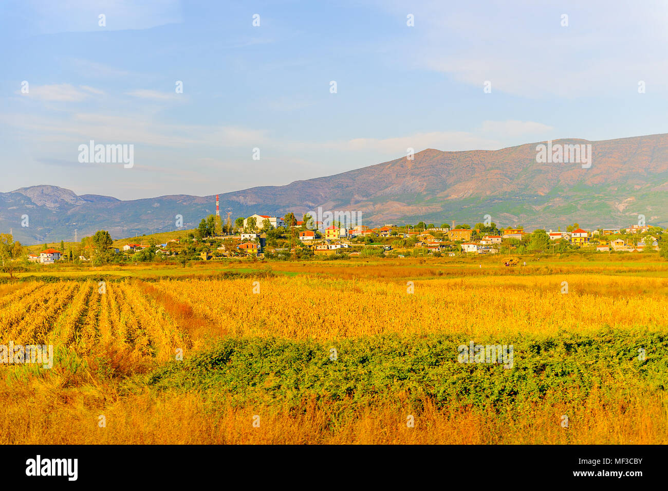 Mountains and the nature landscape of Albania Stock Photo - Alamy