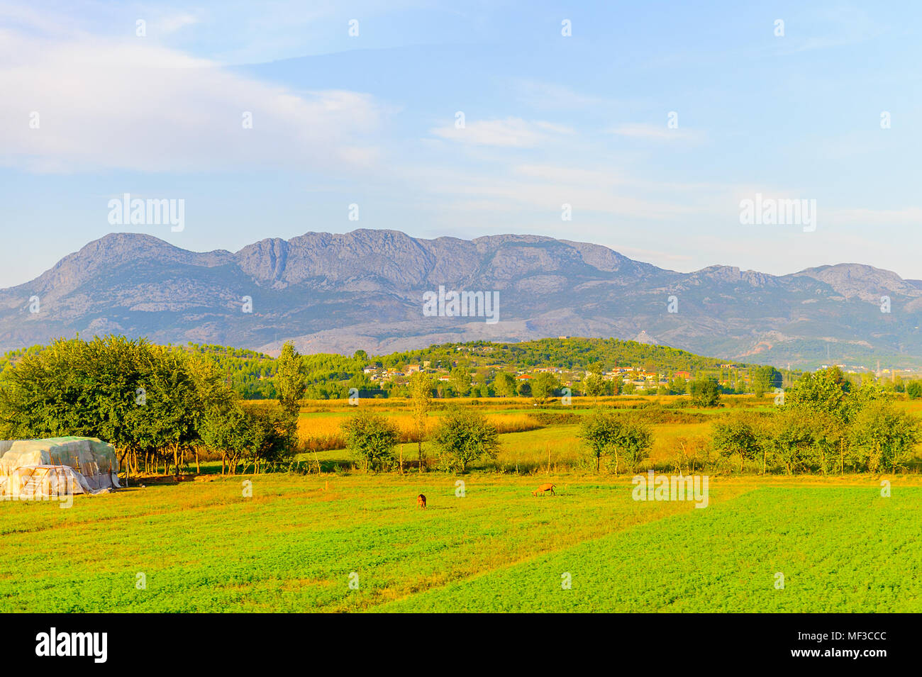 Mountains and the nature landscape of Albania Stock Photo - Alamy