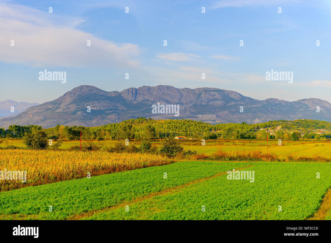 Mountains and the nature landscape of Albania Stock Photo - Alamy