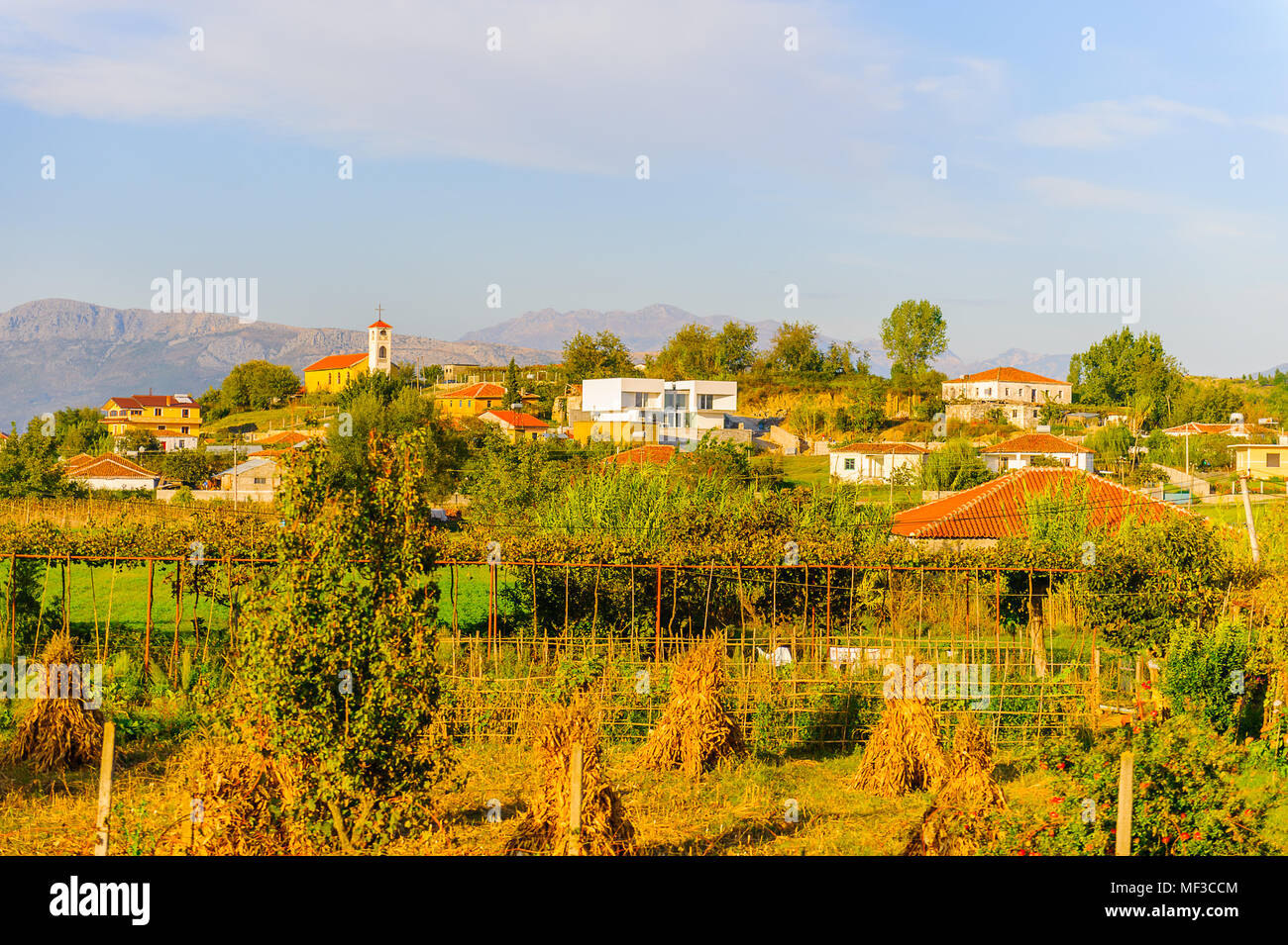 Mountains and the nature landscape of Albania Stock Photo - Alamy
