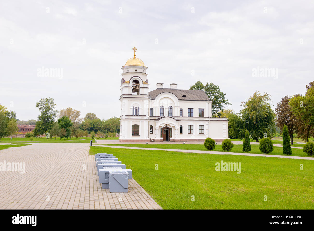 Orthodox church of the Brest Fortress, Brest, Belarus. It is one of the ...