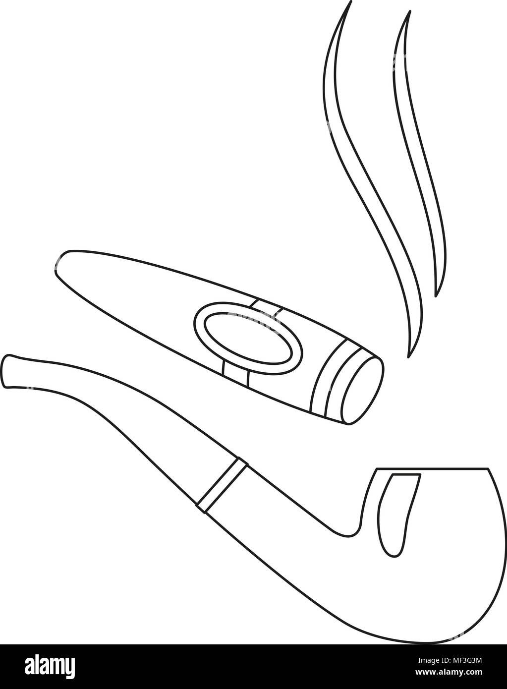 Cuban cigar Black and White Stock Photos & Images - Alamy