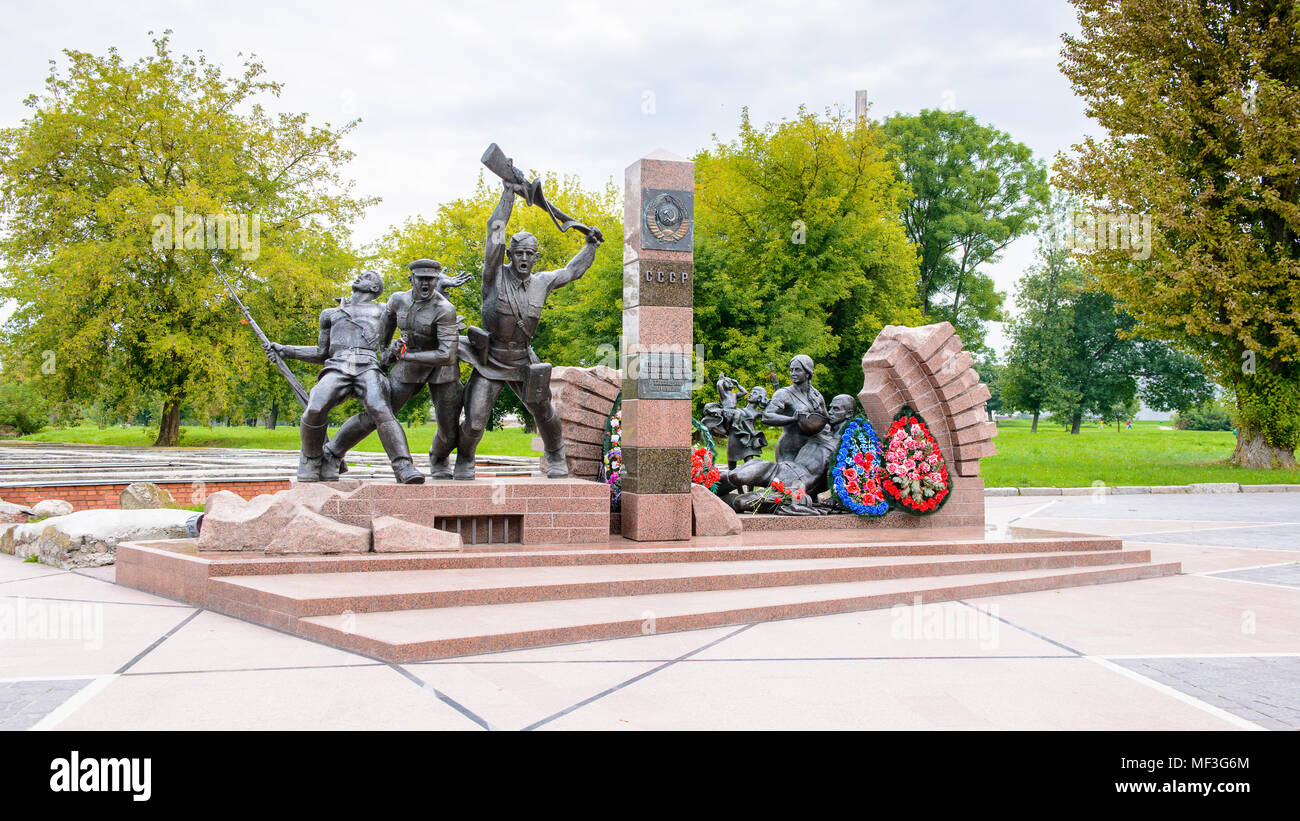 Monument in the Brest Fortress, Brest, Belarus. It is one of the Soviet ...