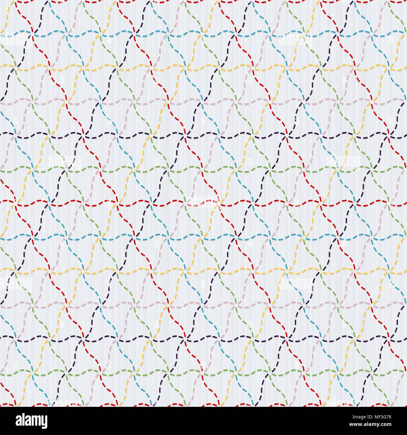 Traditional Japanese Embroidery Ornament. Sashiko motif - colorful ...