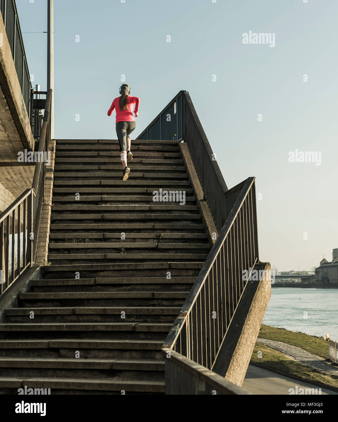 Running Up Stairs High Resolution Stock Photography and Images - Alamy