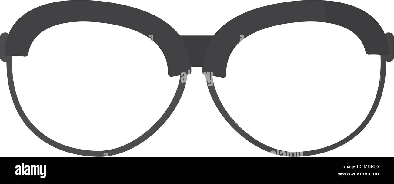 frame optical glasses object style vector illustration Stock Vector ...