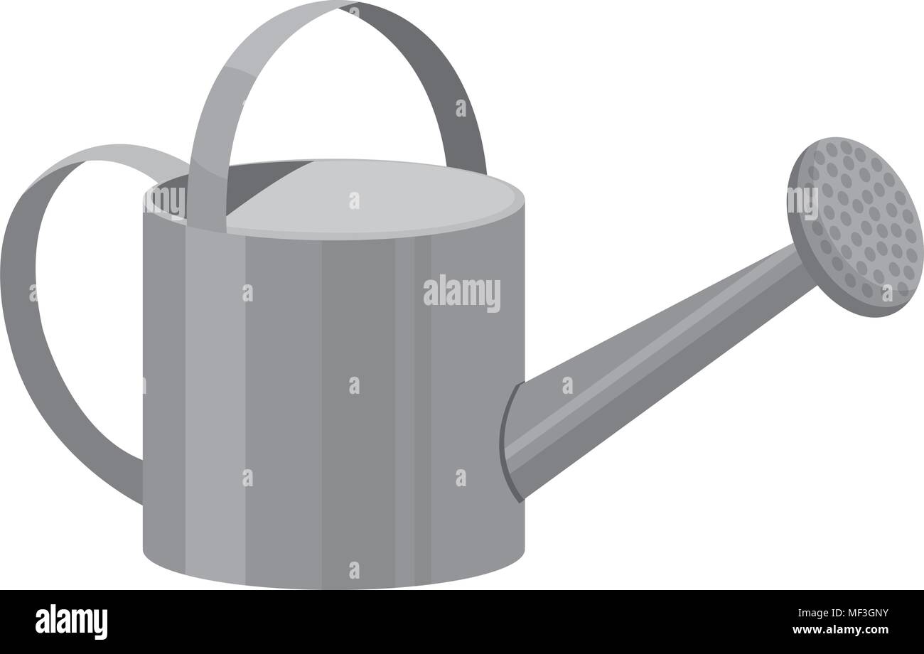 watering can object to gardening plant vector illustration Stock Vector ...