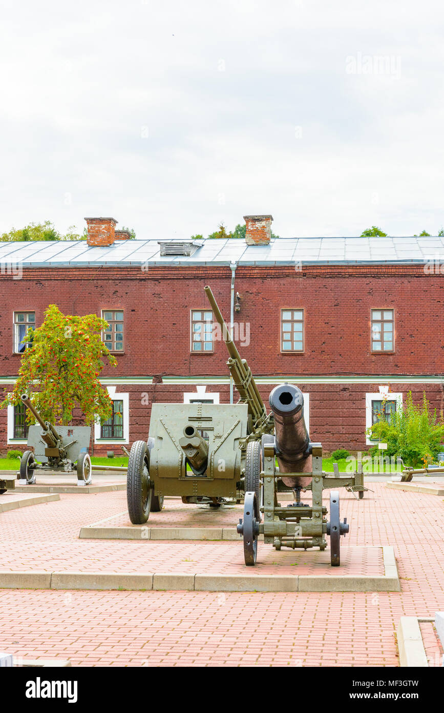 Canons of the Brest Fortress, Brest, Belarus. It is one of the Soviet ...