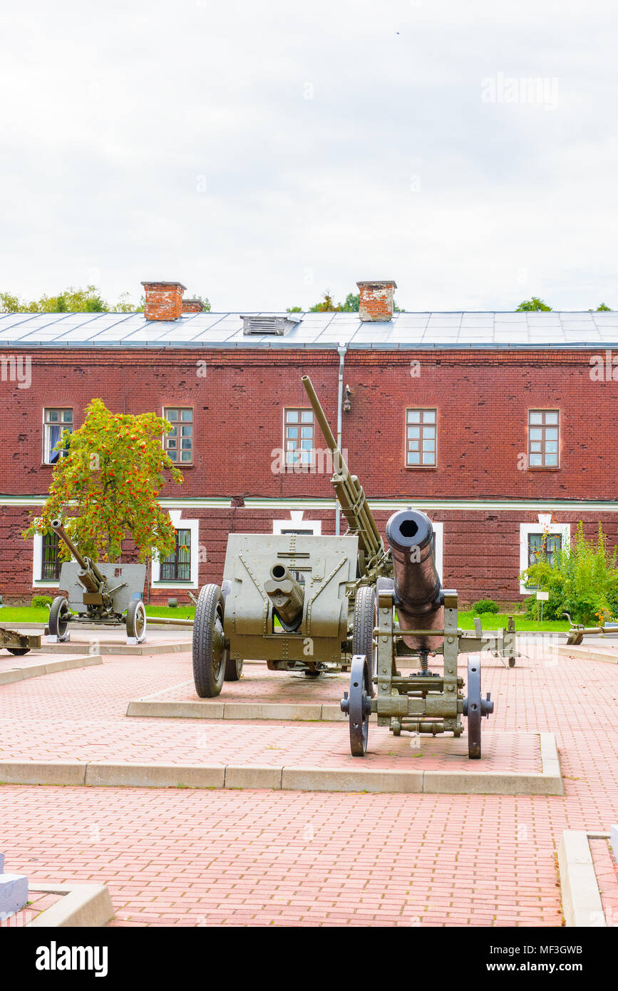 Canons of the Brest Fortress, Brest, Belarus. It is one of the Soviet ...