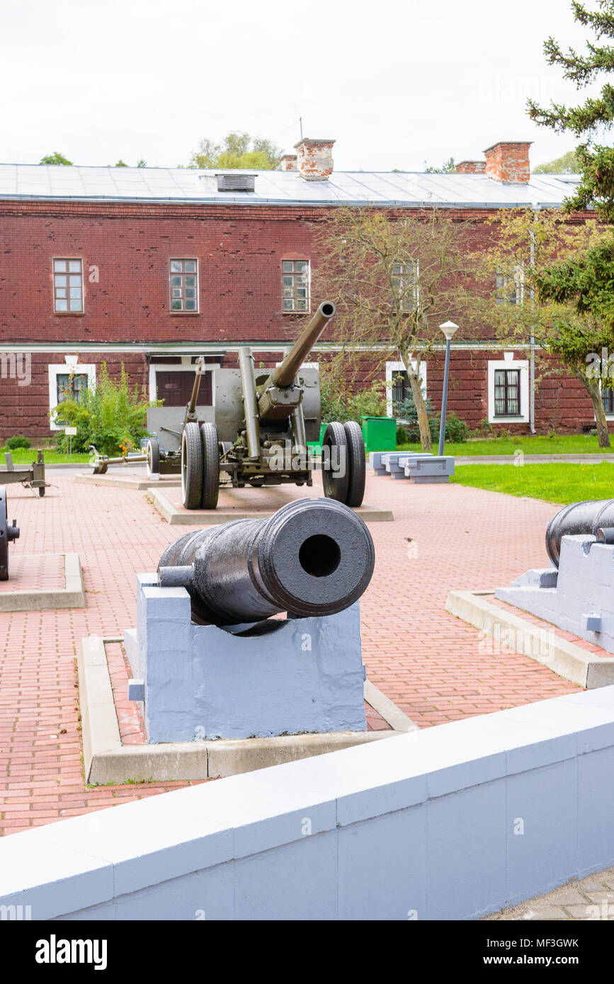 Canons of the Brest Fortress, Brest, Belarus. It is one of the Soviet ...