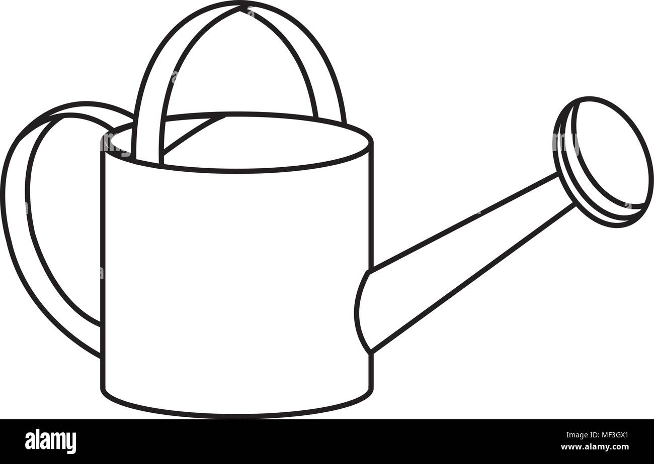 Coloring Pages Watering Can