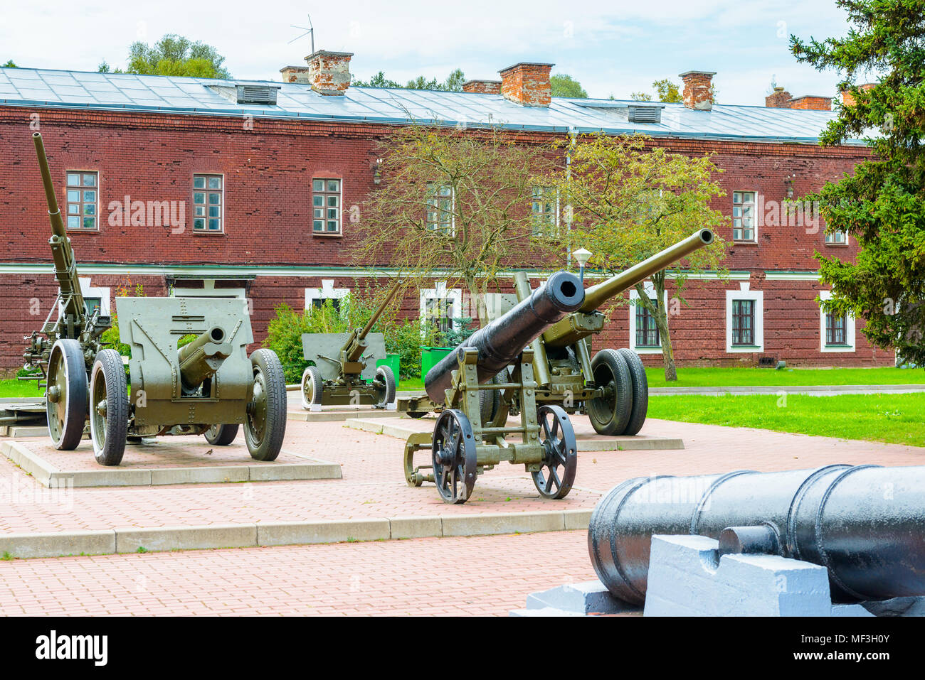 Canons of the Brest Fortress, Brest, Belarus. It is one of the Soviet ...