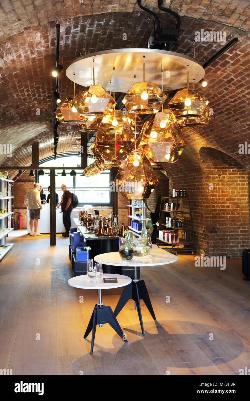 The British interiors designer, Tom Dixon's new showroom on Bagley Walk ...