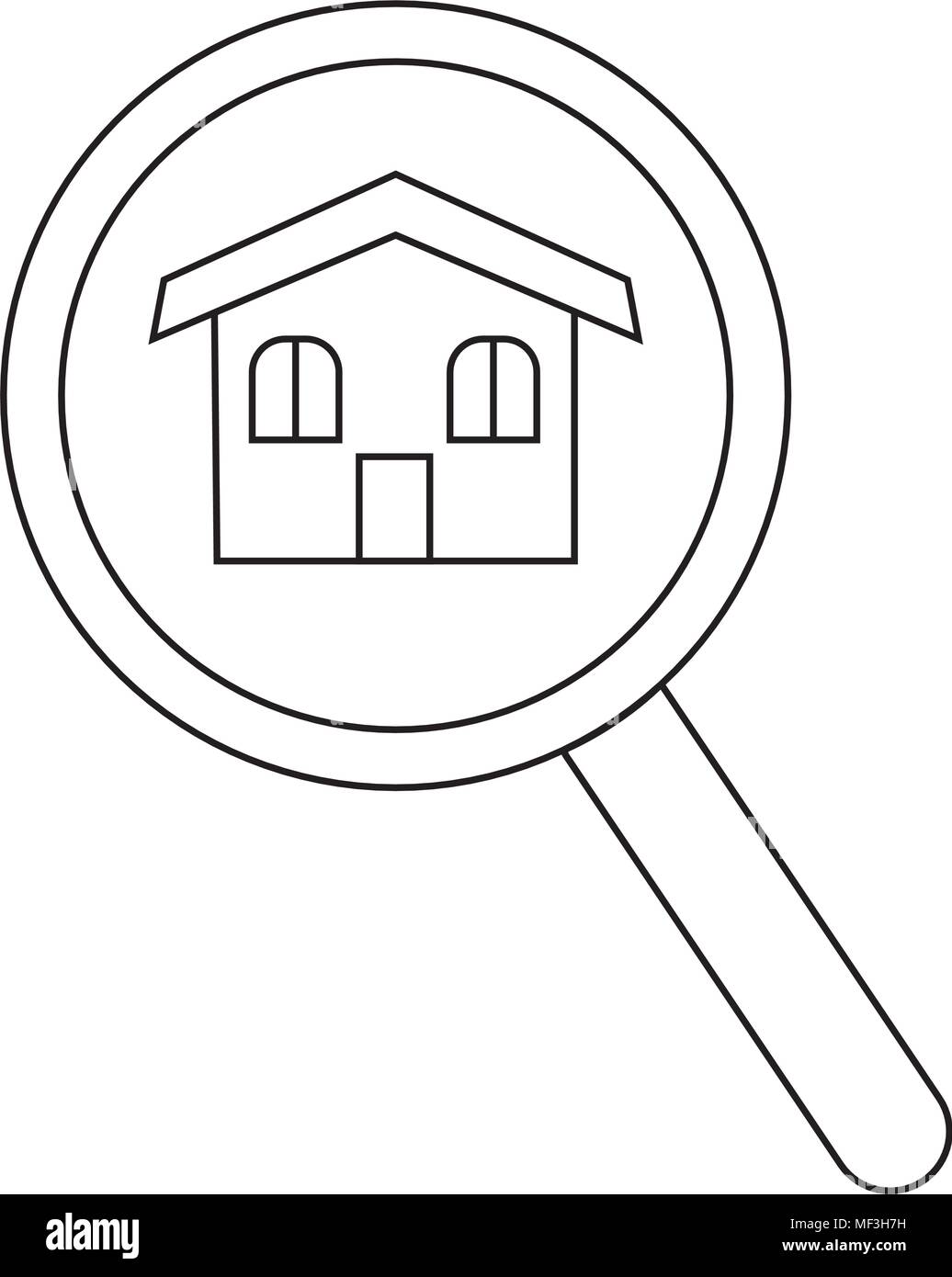 abstract buying home symbol on a white background Stock Vector Image ...