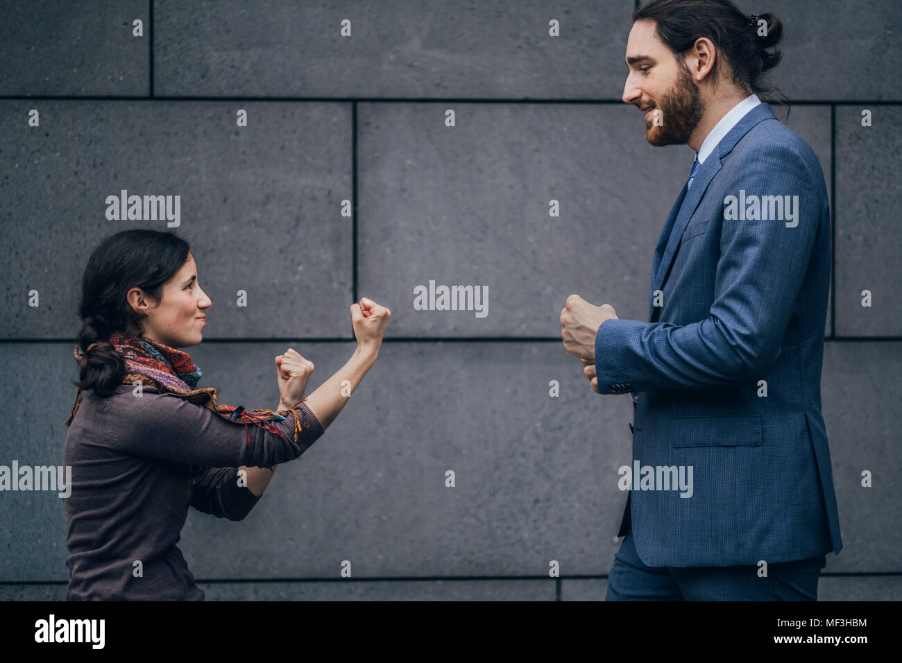 Job hierarchy fight hi-res stock photography and images - Alamy