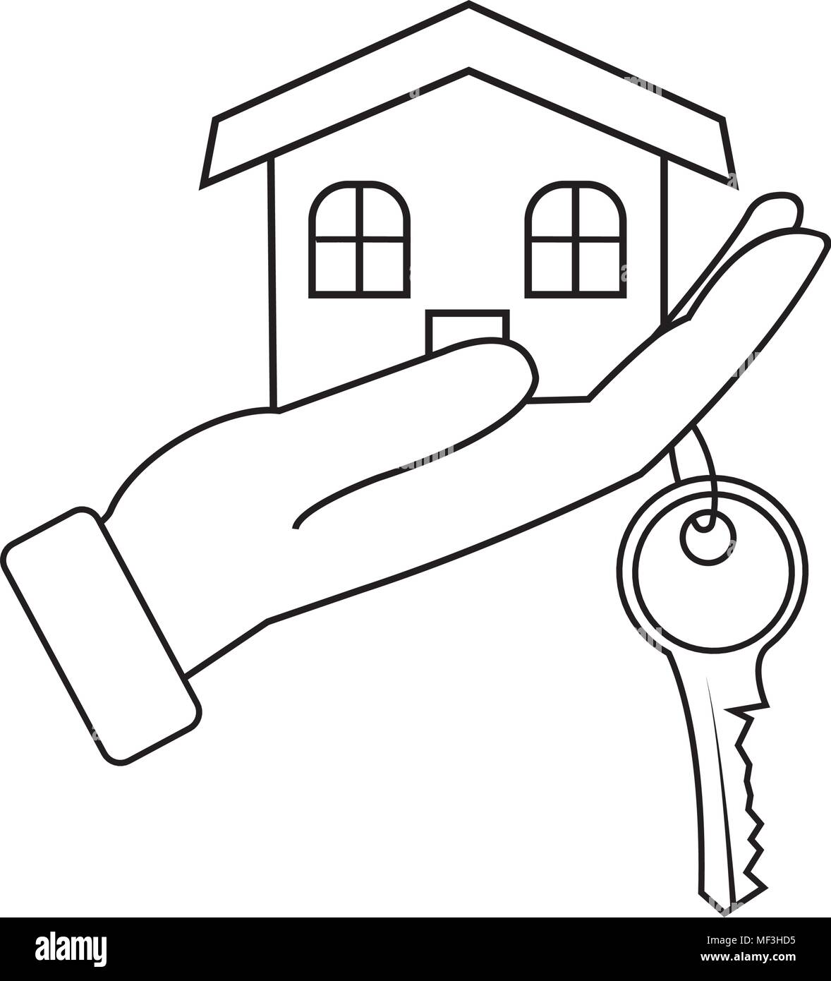 abstract buying home symbol on a white background Stock Vector Image ...