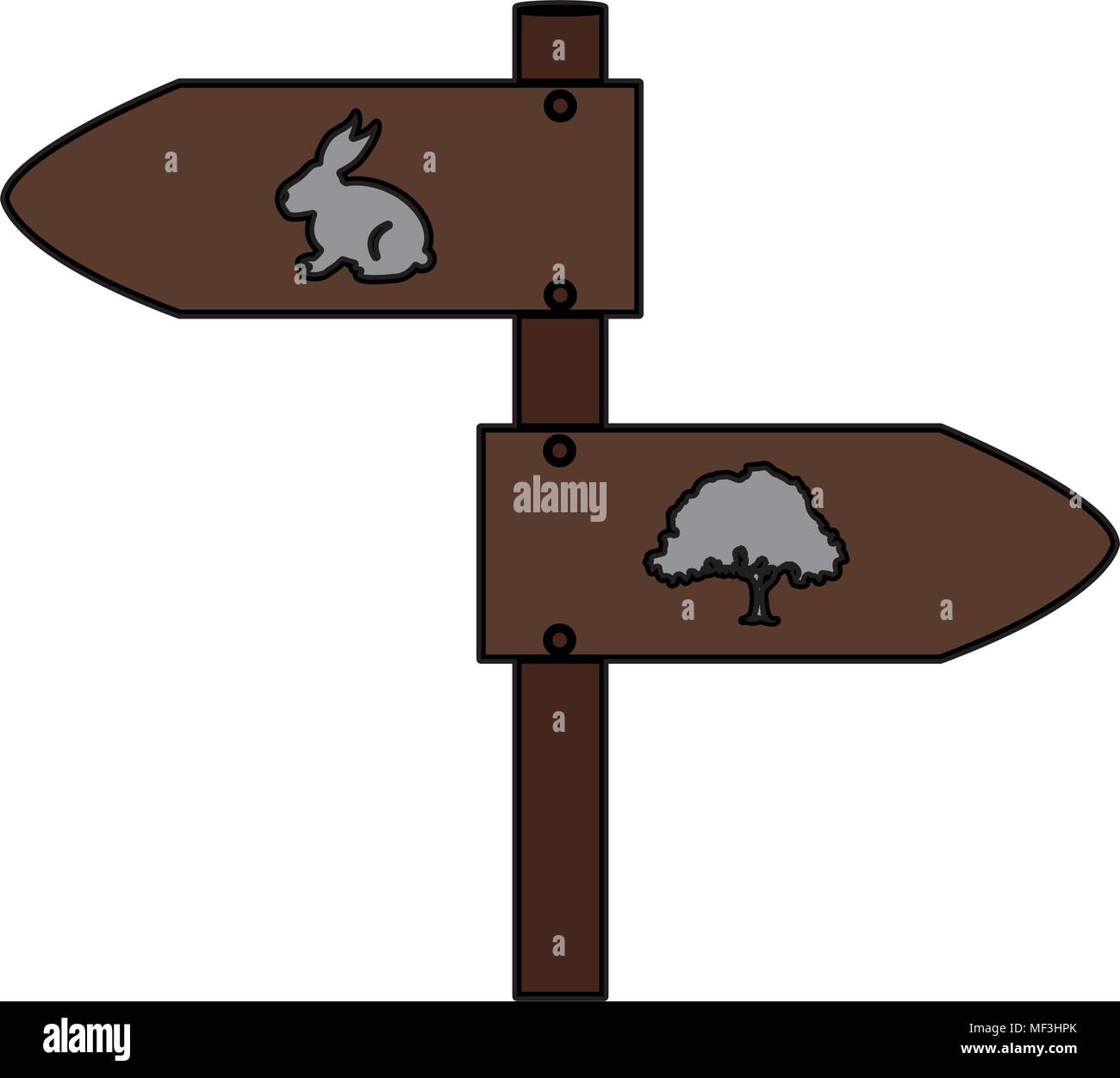 Rabbit warning road sign hi-res stock photography and images - Alamy