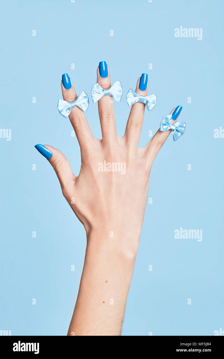 Close up bow ties womans fingers hi-res stock photography and images ...