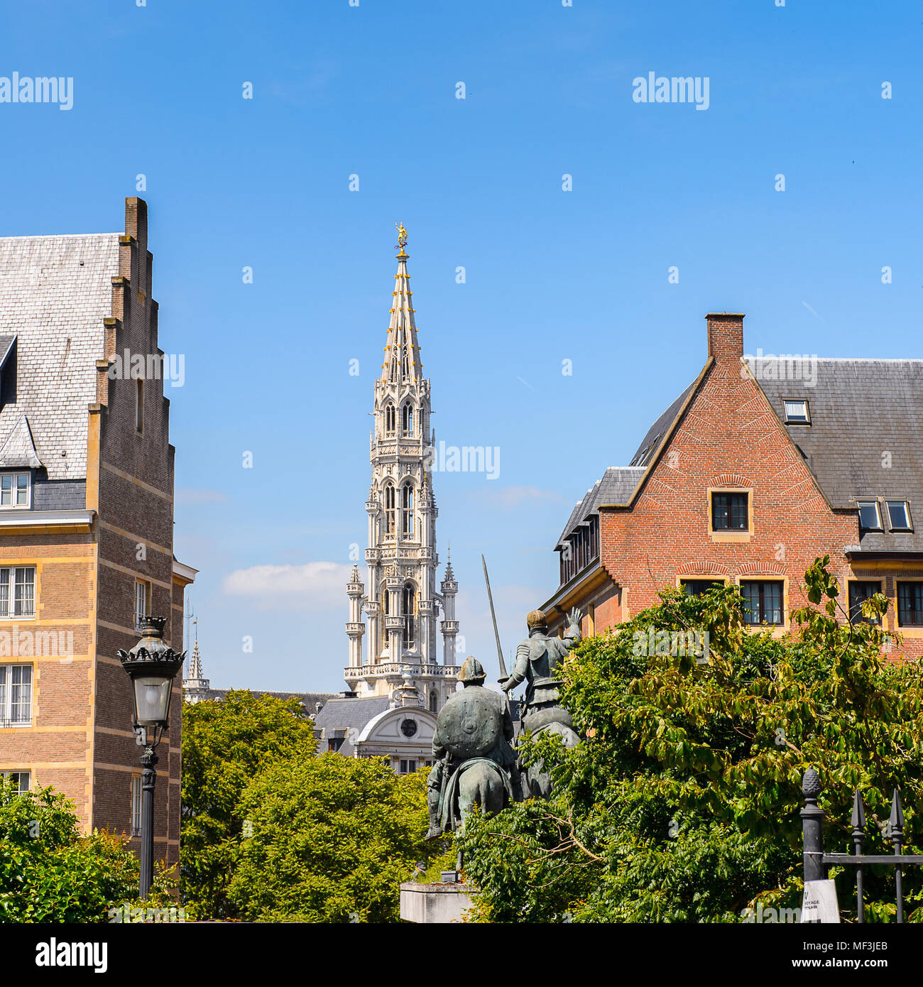 Architecture of the centre of Brussels, Belgium Stock Photo - Alamy