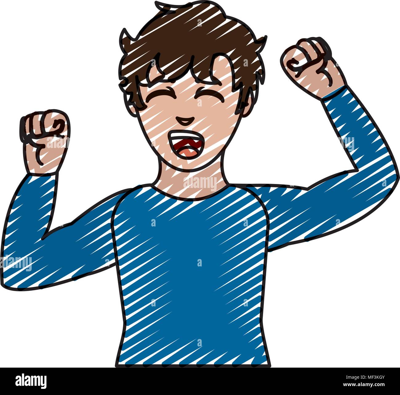 Yawning male Stock Vector Images - Alamy