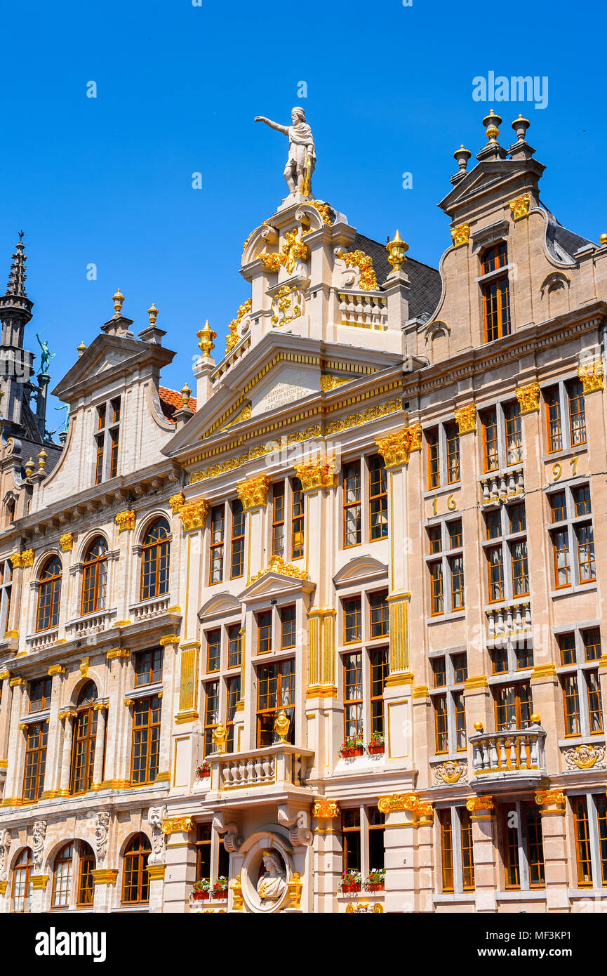 Architecture of the centre of Brussels, Belgium Stock Photo - Alamy