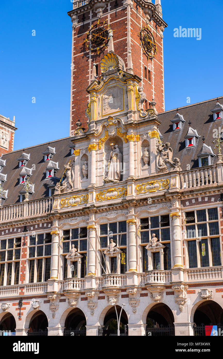 Leuven, the university library, Flemish Region, Belgium Stock Photo - Alamy