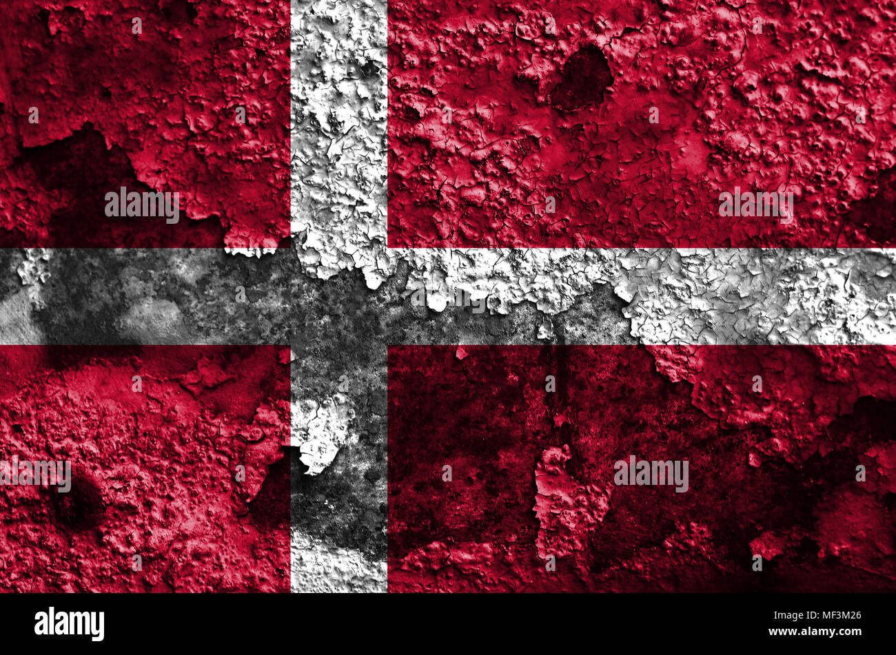Old Denmark grunge background flag Stock Photo - Alamy