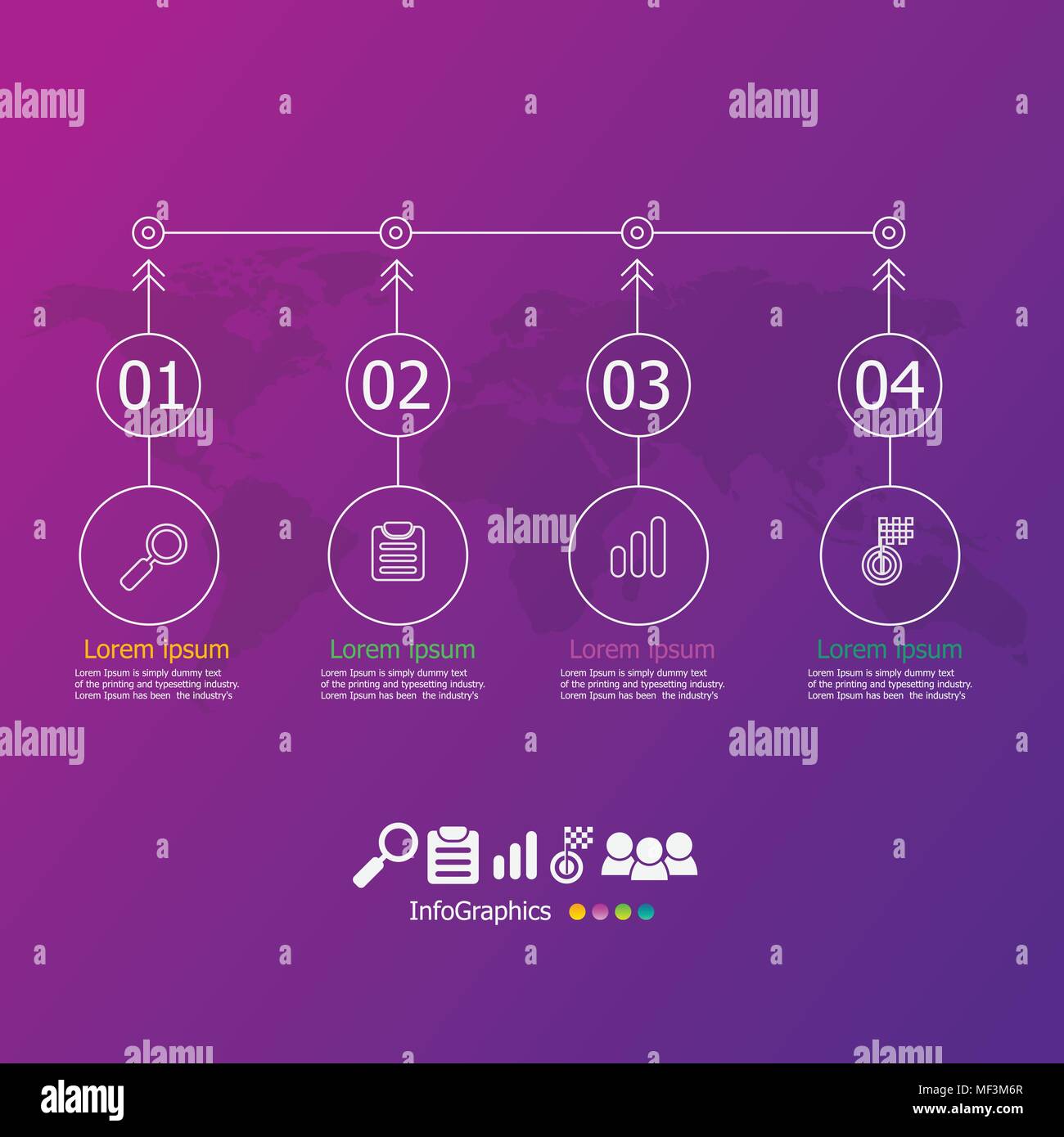 Simple Infographic Map