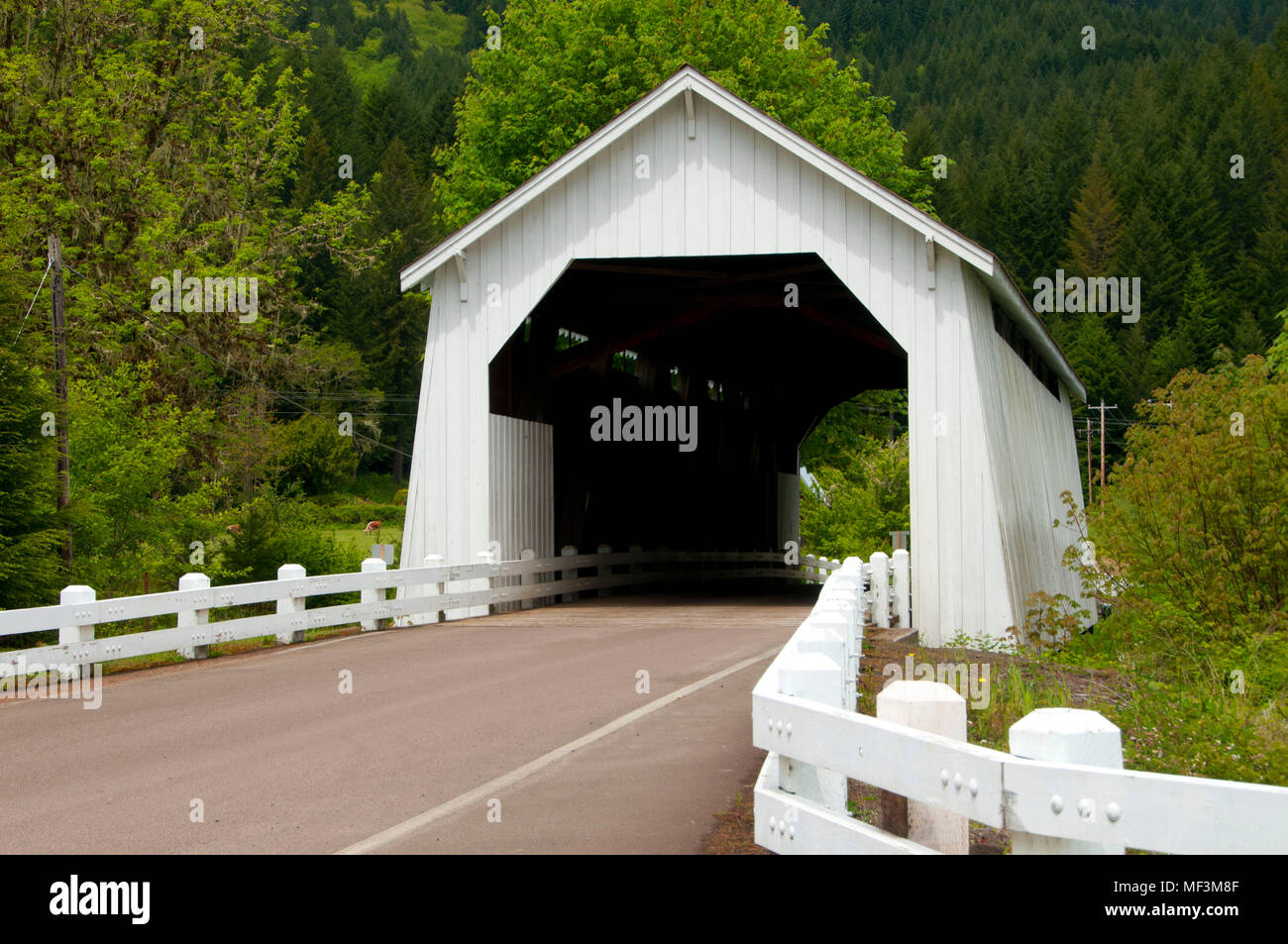 'covered bridge scenic byway hi-res stock photography and images - Alamy
