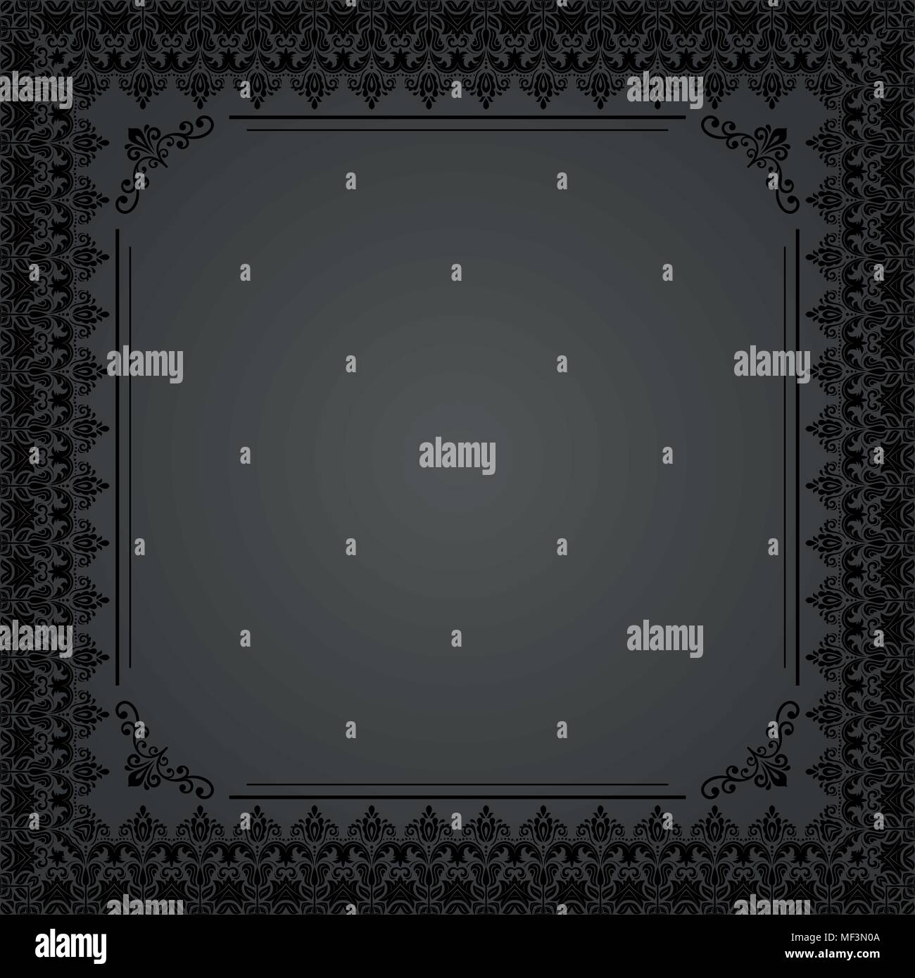 Floral Vector Fine Frame Stock Vector Image & Art - Alamy