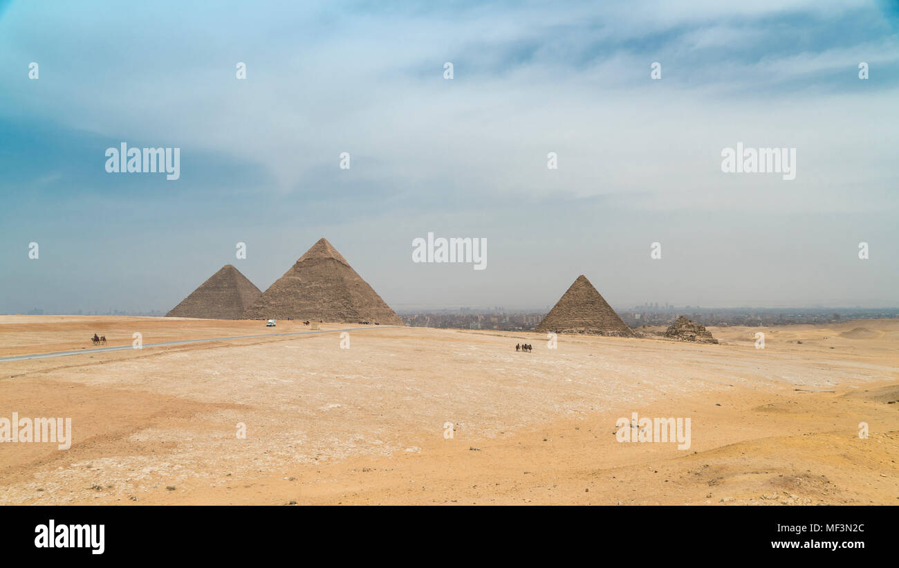 Egypt, Giza, Giza pyramid complex Stock Photo - Alamy