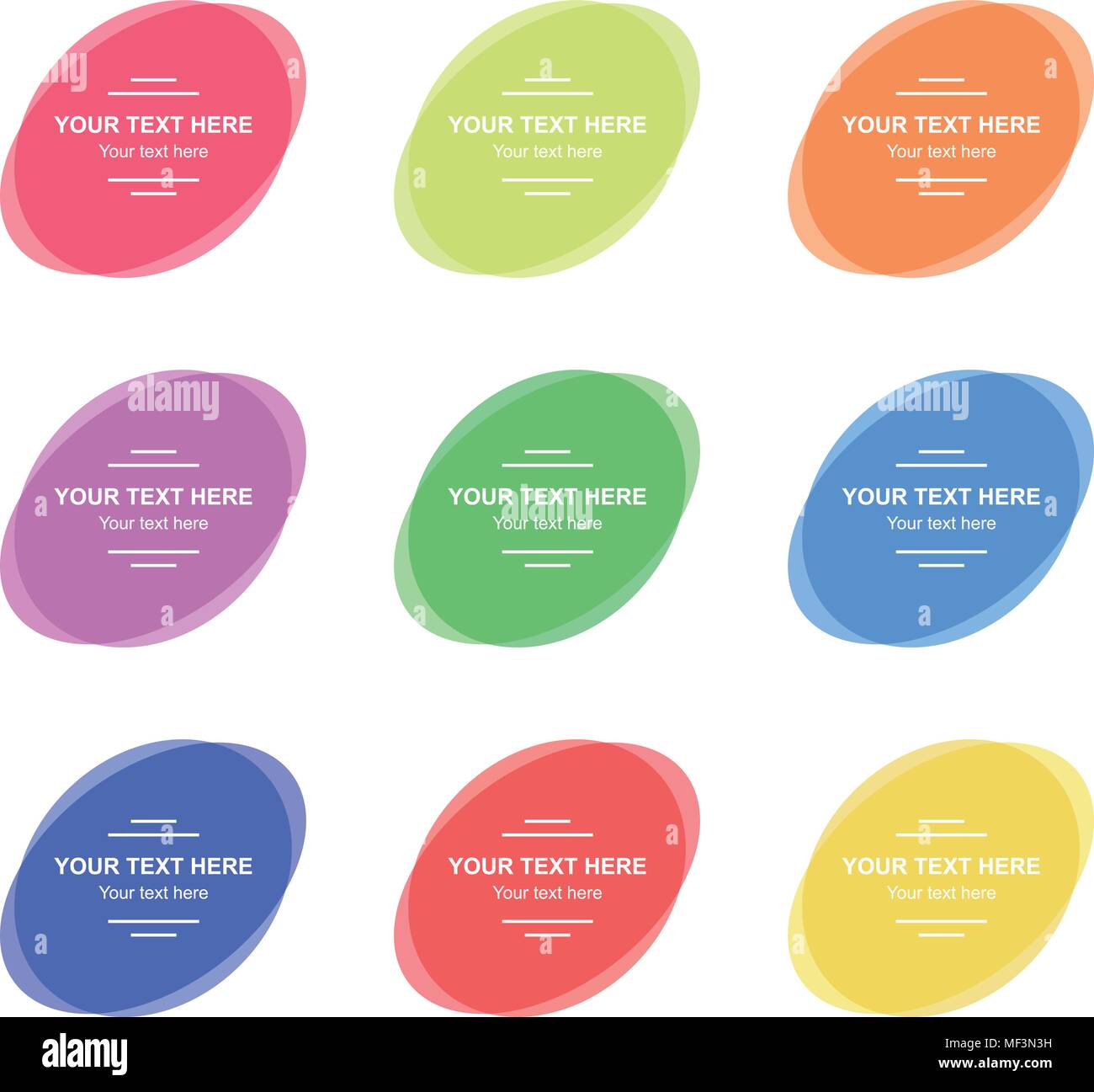 Set of Vector Colorful Banners Stock Vector Image & Art - Alamy