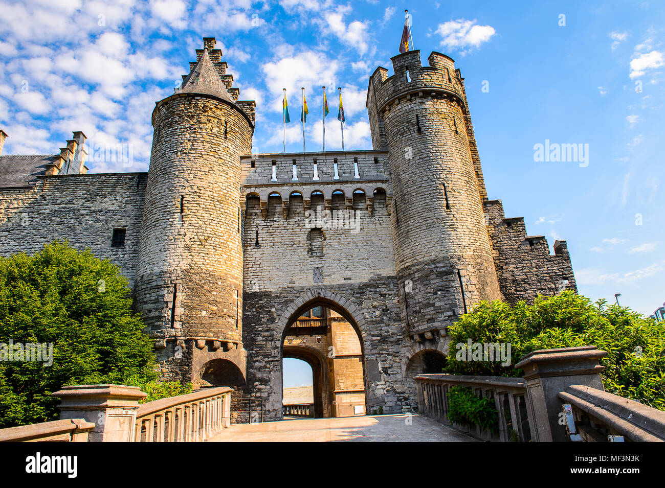 Het Steen, The Stone, Castle in Antwerp, Belgium Stock Photo - Alamy