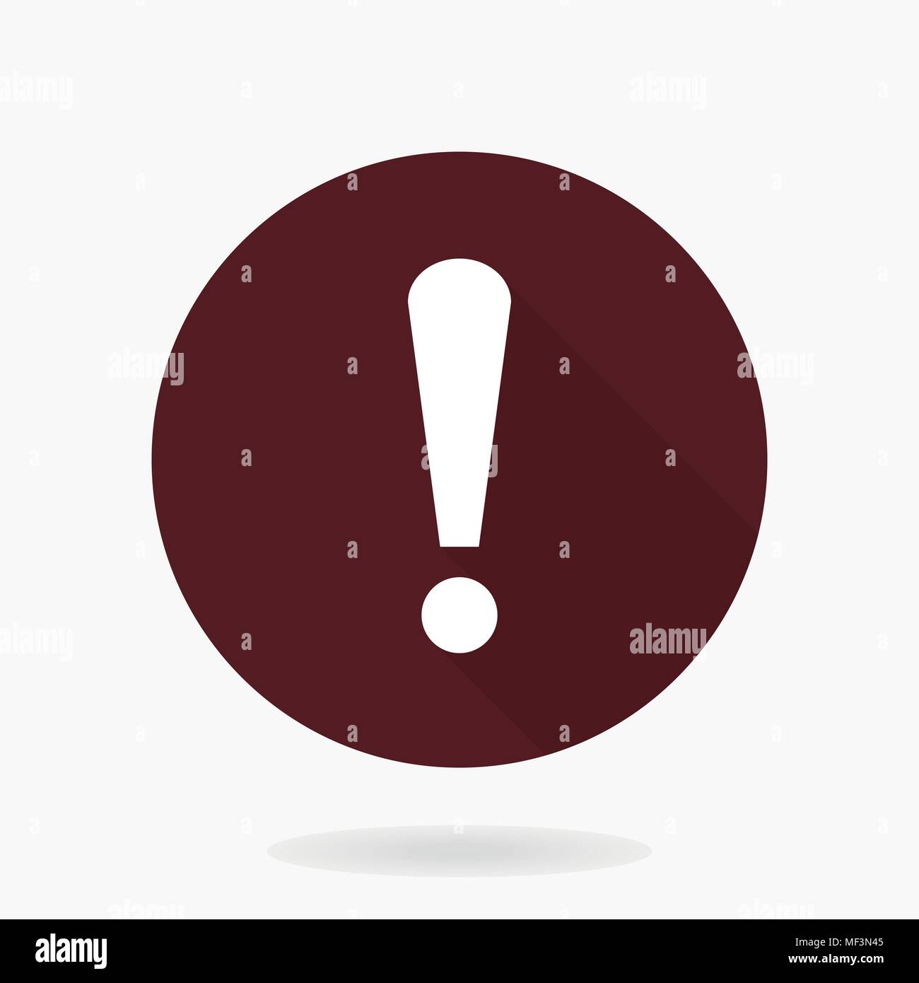 Danger exclamation sign vector Cut Out Stock Images & Pictures - Alamy