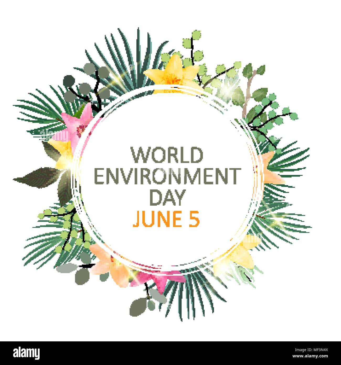 World environment day concept background. Vector Illustration Stock ...