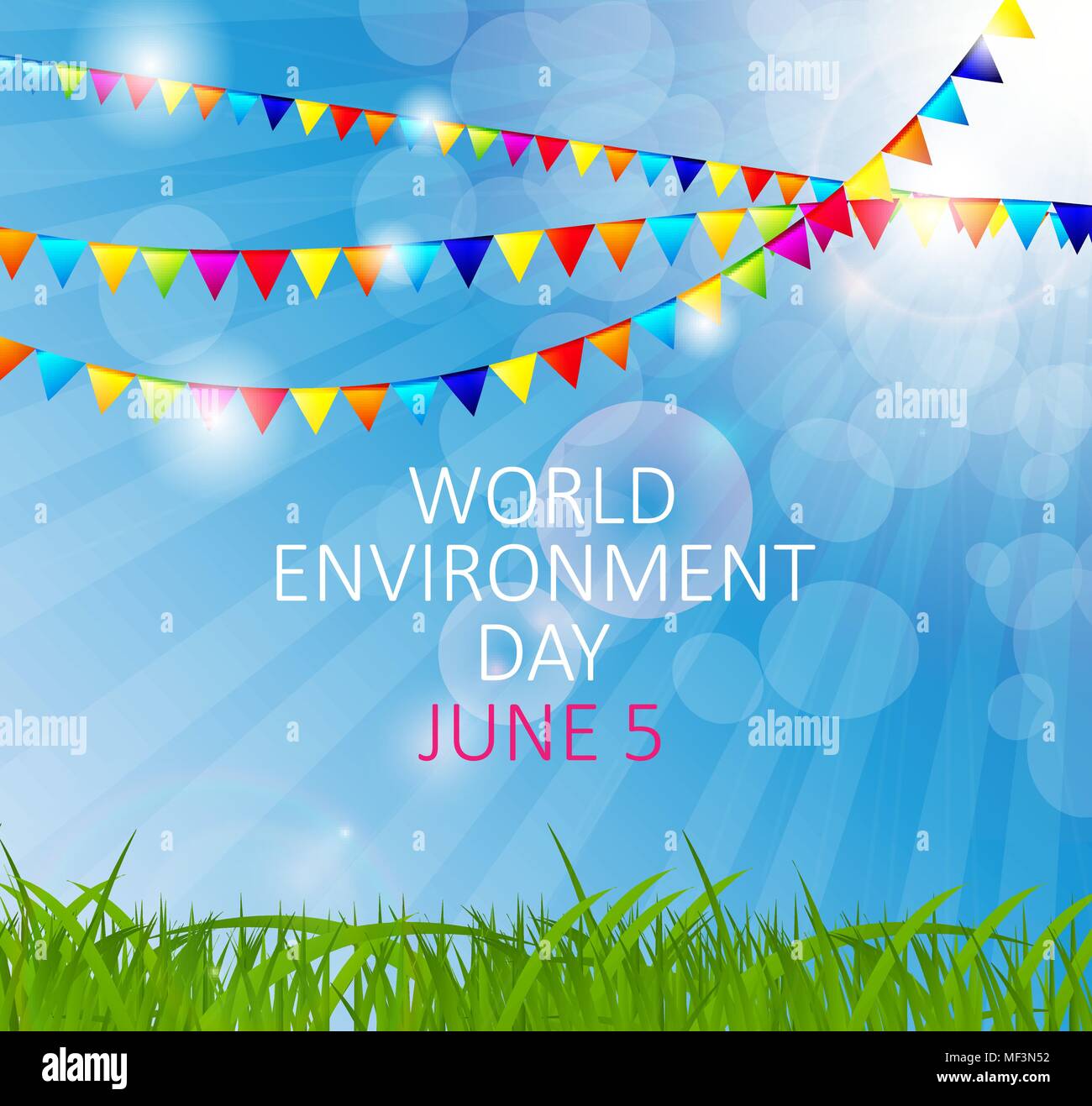 World environment day concept background. Vector Illustration Stock ...