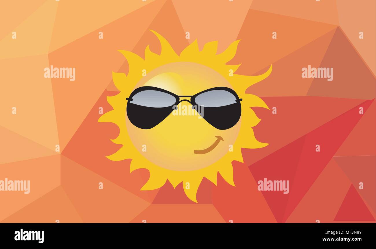 Vector illustration of cartoon sun Stock Vector Image & Art - Alamy